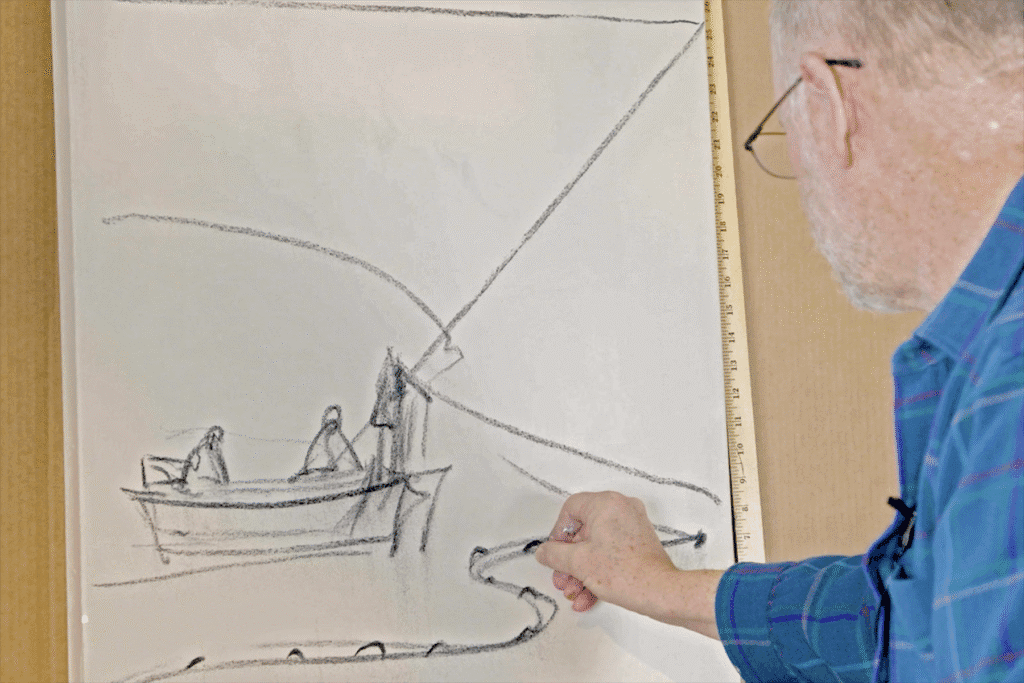 Erik Sandgren Demo – "Starts and Development" – Acrylic and Watercolor ...