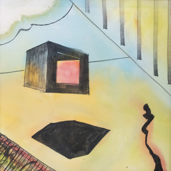 Is it Safe?, acrylic painting by David Mosher – Grey Raven Gallery